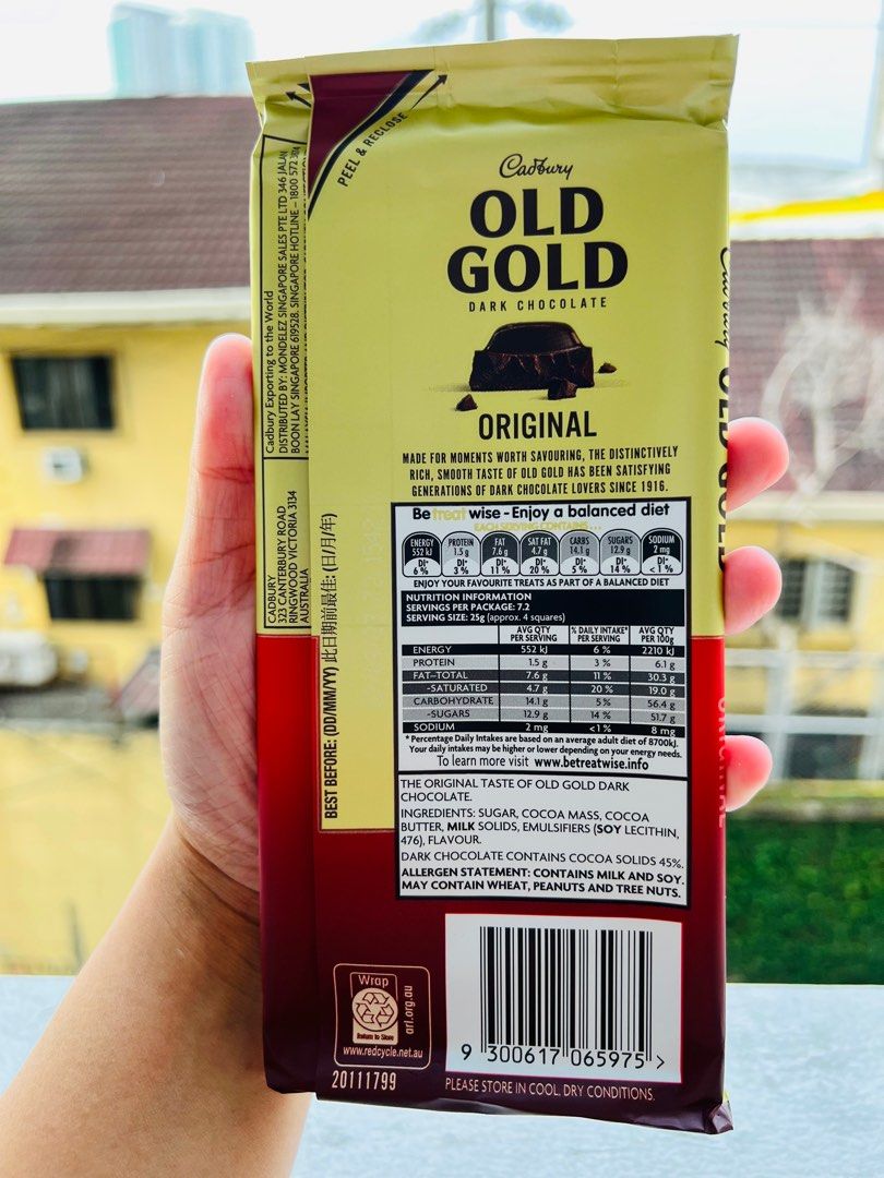 Cadbury Old Gold Dark Chocolate, Food & Drinks, Chilled & Frozen Food ... Cadbury Old Gold Dark Chocolate, Food & Drinks, Chilled & Frozen Food ...