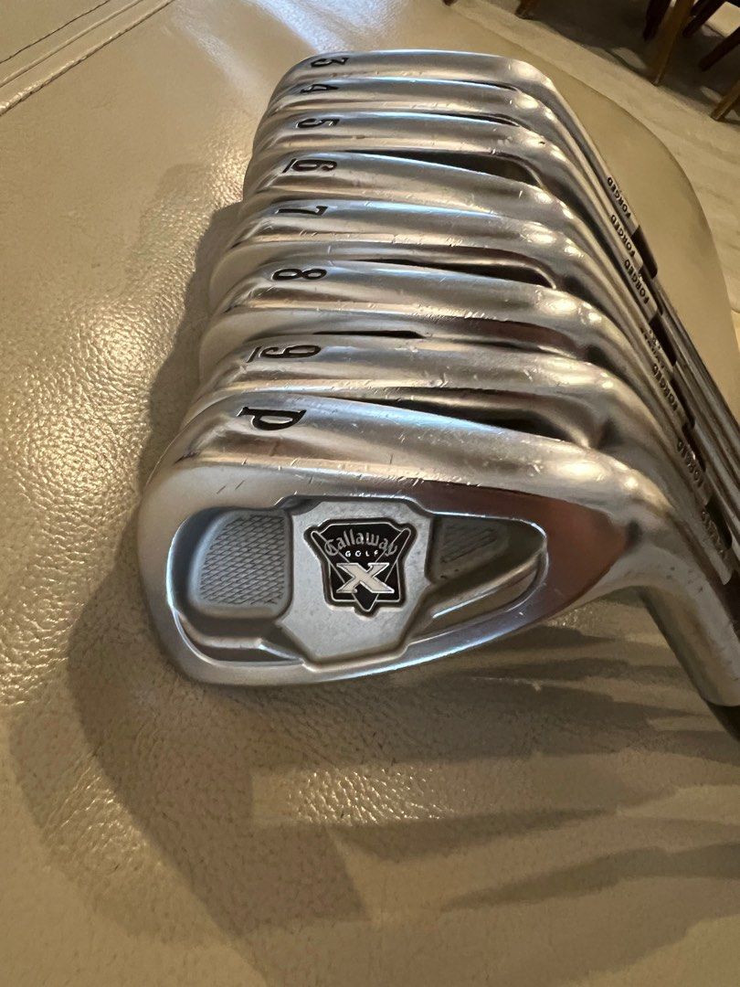 Callaway X - full iron set, Sports Equipment, Sports & Games, Golf on ...