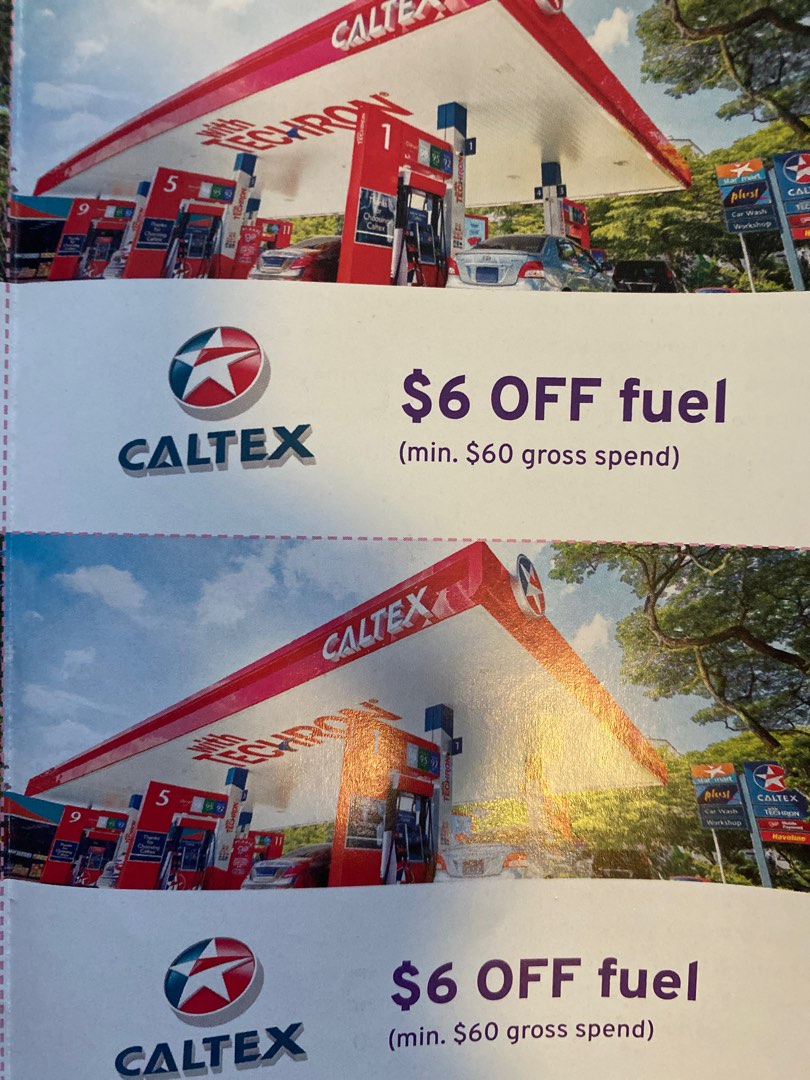 Caltex Vouchers, Tickets & Vouchers, Vouchers on Carousell
