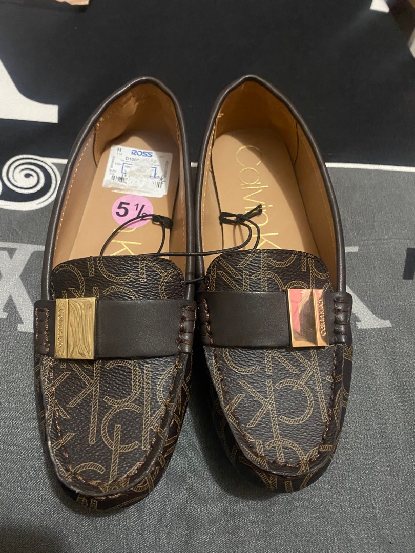 CALVIN KLEIN LOAFERS, Women's Fashion, Footwear, Loafers on Carousell