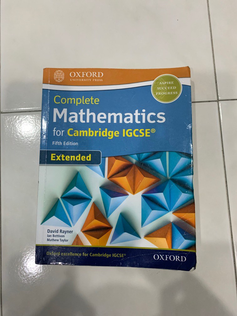 Cambridge Igcse Mathematics Coursebook Hobbies And Toys Books And Magazines Textbooks On Carousell
