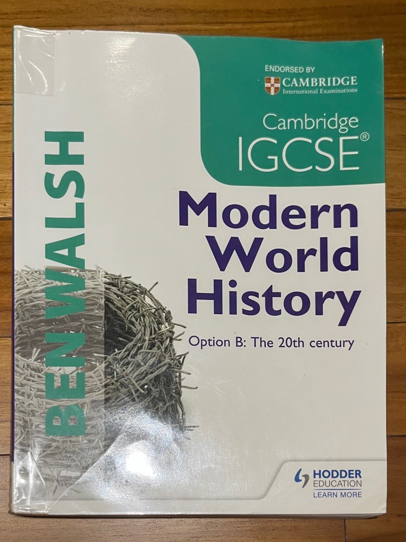 Cambridge IGCSE Modern World History Option B, Hobbies & Toys, Books & Magazines, Textbooks on ...