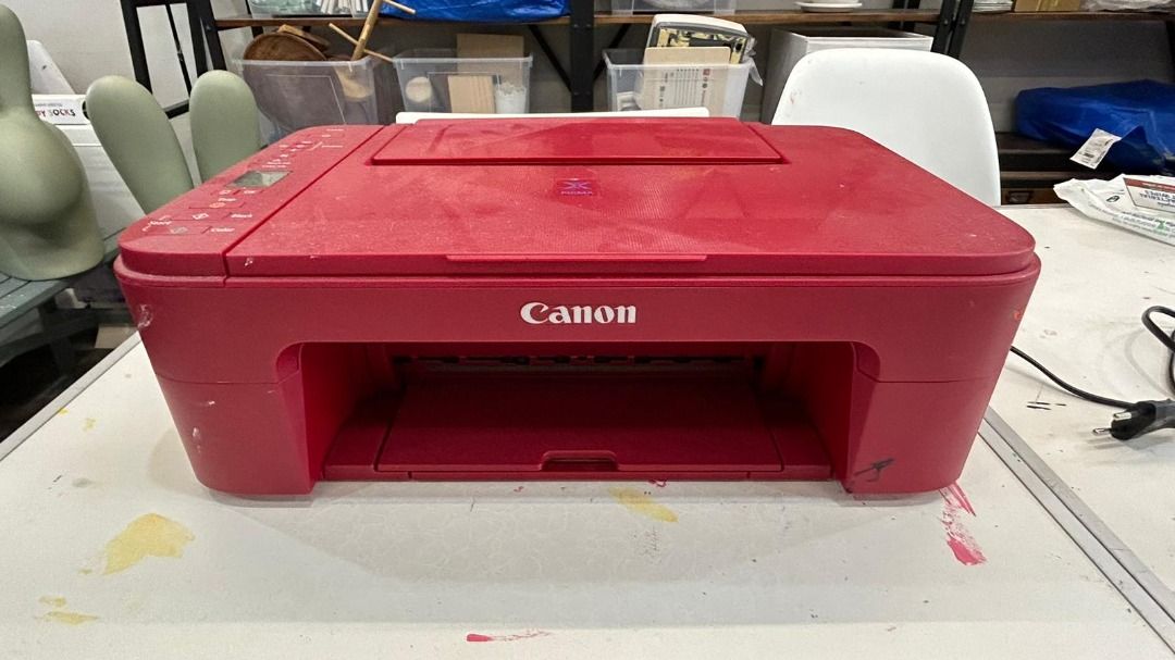 Canon Pixma TS/E3300 Red Printer, Computers & Tech, Printers, Scanners ...
