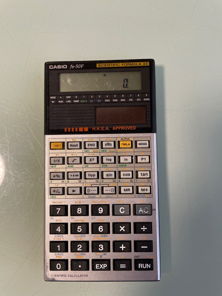 Casio fd-50F calculator 計數機, 電腦＆科技, 電腦周邊及配件, 其他 - Carousell