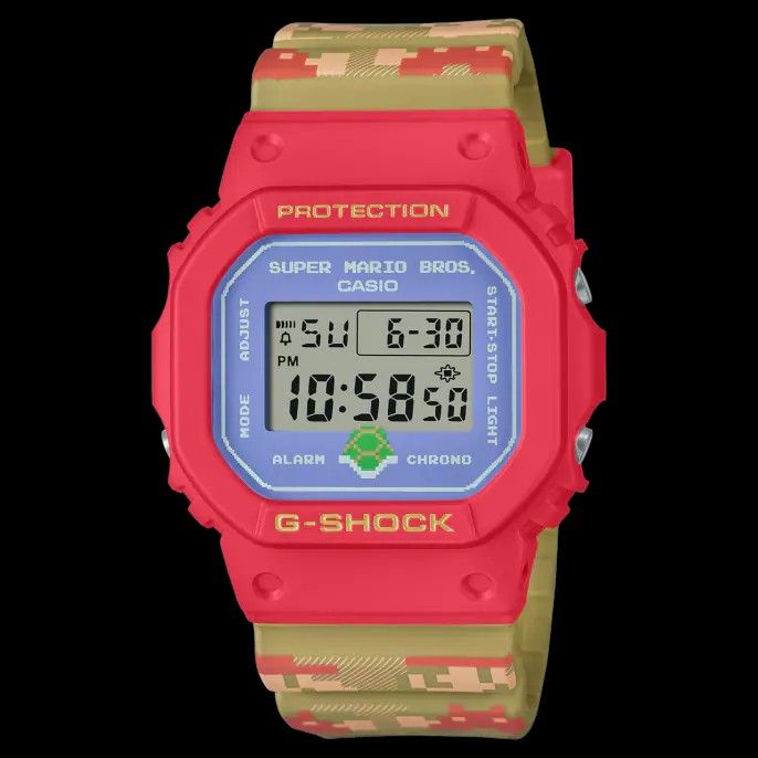 Casio G-Shock Super Mario Bros. limited edition watch DW-5600SMB-4, Men ...