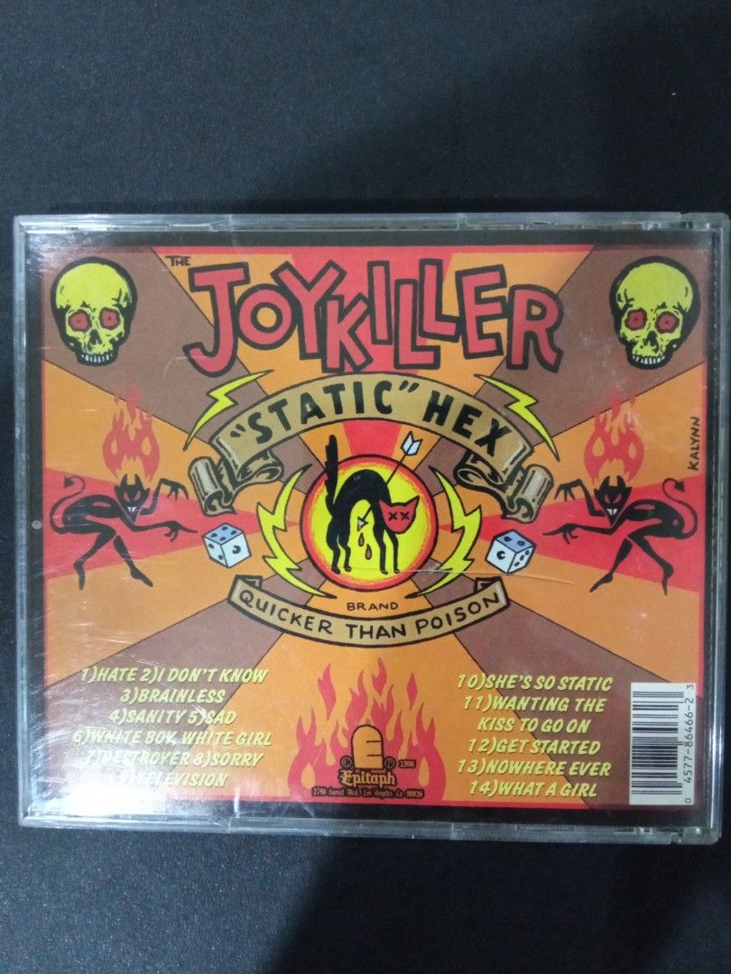 CD Joykiller - Static, Hobbies & Toys, Music & Media, CDs & DVDs on ...