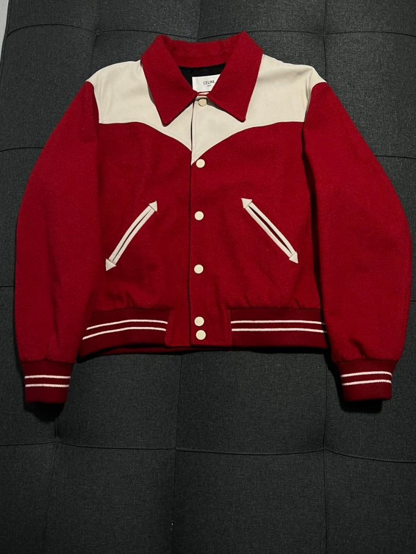CELINE TEDDY JACKET IN RED ***PRICE IS NEGO***, Men's Fashion, Coats ...