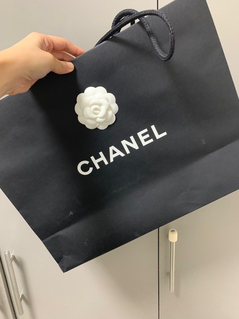 chanel paper bag, Luxury, Bags & Wallets on Carousell