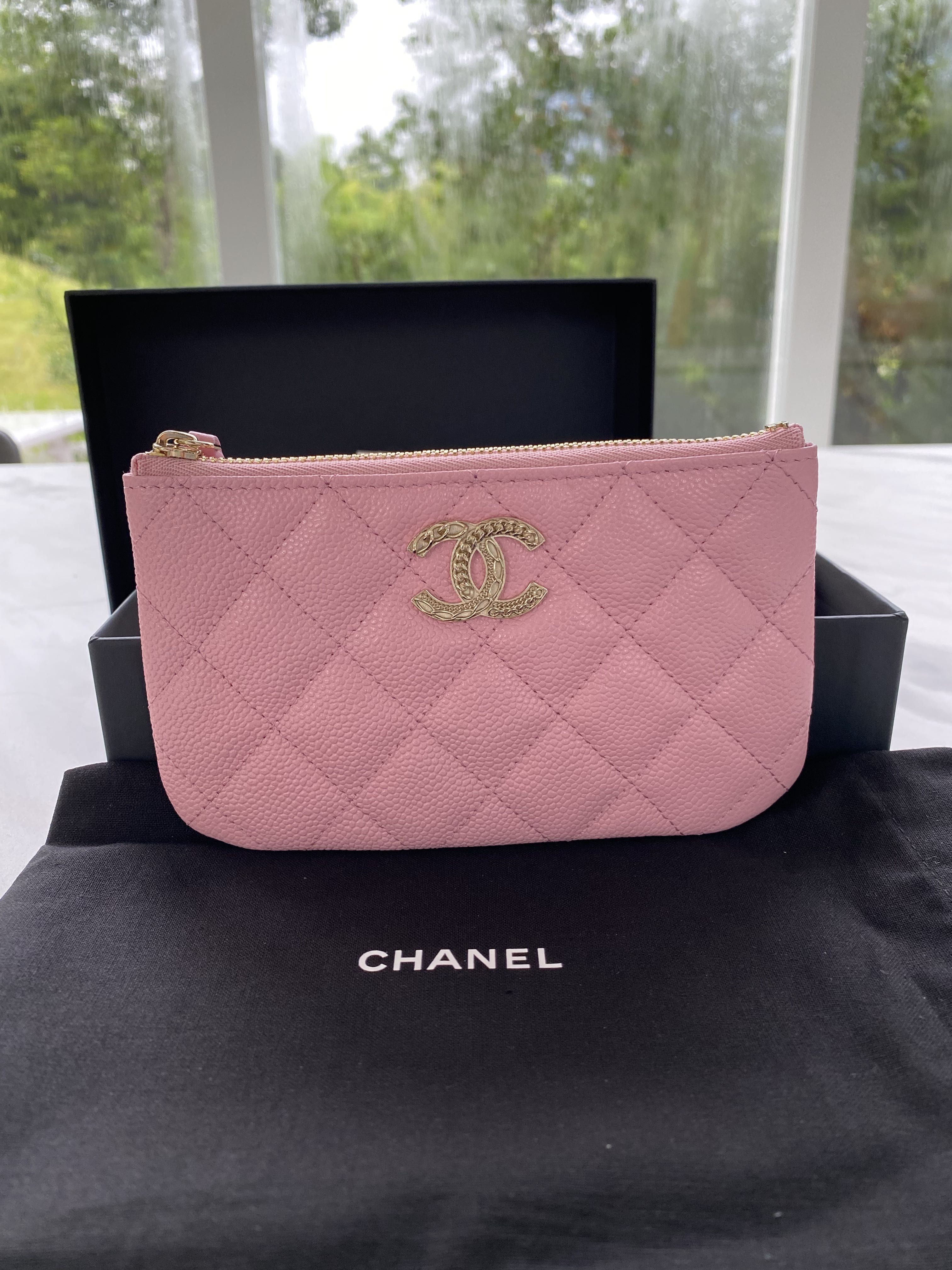 Chanel Small Pouch, Luxury, Bags & Wallets on Carousell