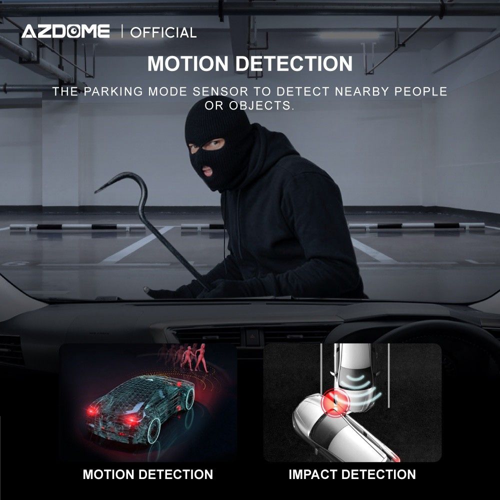 Check out AZDOME M550 2160P/4K Ultra HD 3 Channel Front & Rear DashCam ...