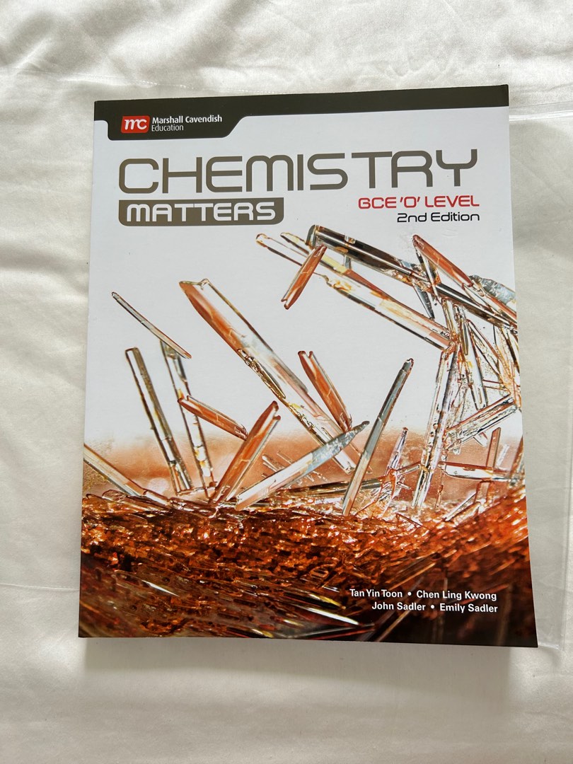 Chemistry Matters 2nd Edition GCE O level textbook, Hobbies & Toys ...