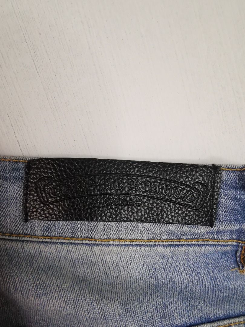Chrome hearts jeans, Men's Fashion, Bottoms, Jeans on Carousell