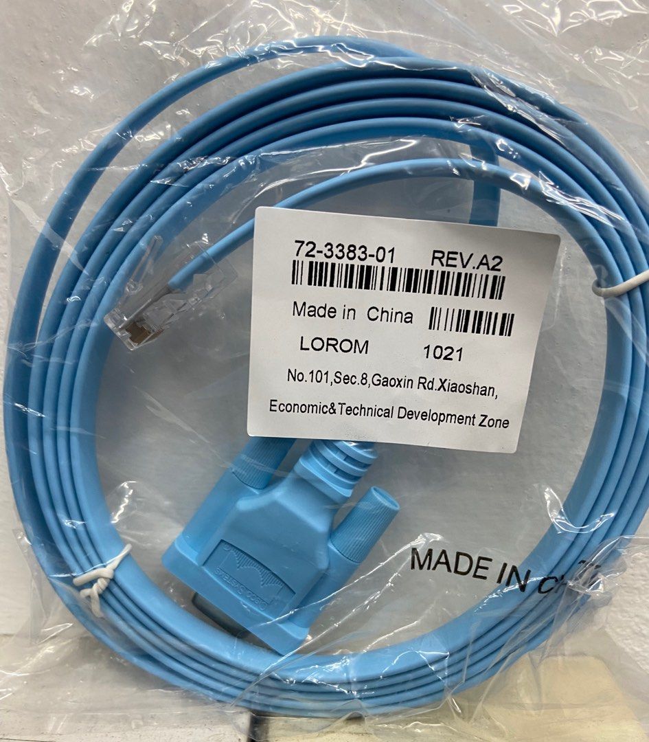 Cisco Console Cable Computers Tech Parts Accessories Cables Adaptors On Carousell