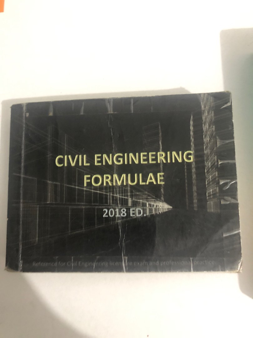 CIVIL ENGINEERING FORMULA BOOK, Hobbies & Toys, Books & Magazines ...