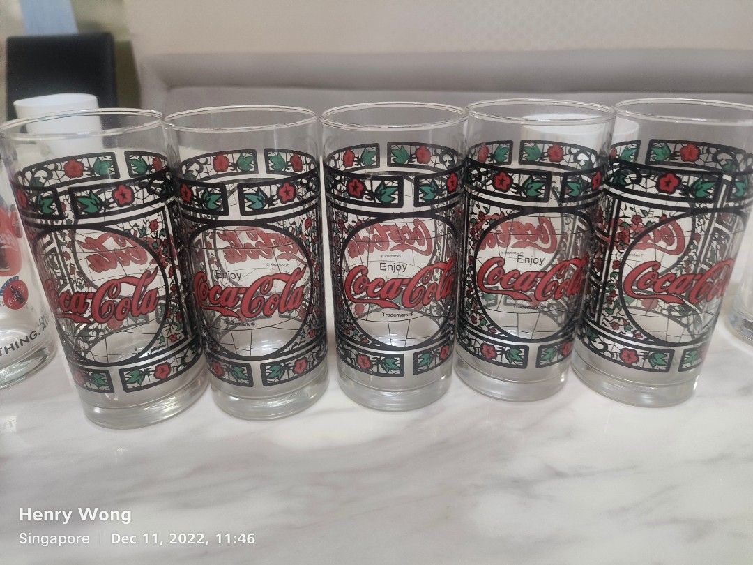 Classic Coca cola glass collectibles per set at $25, Hobbies & Toys ...