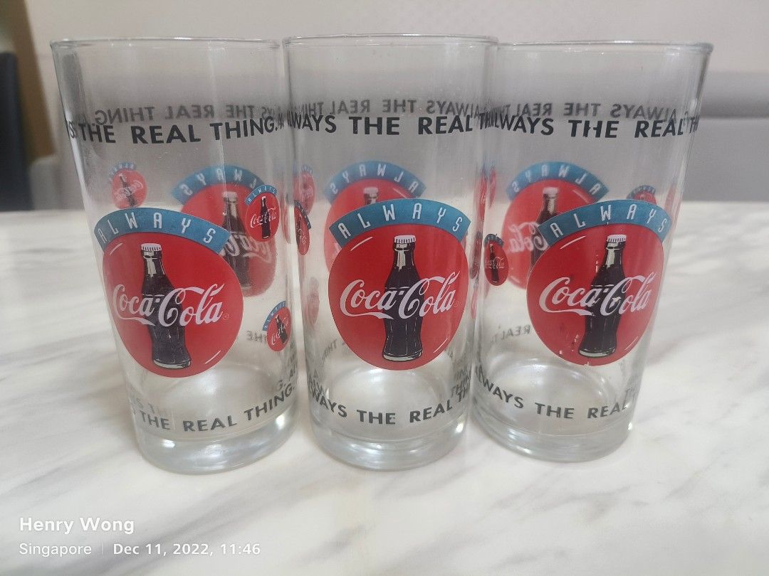Classic Coca cola glass collectibles per set at $25, Hobbies & Toys ...
