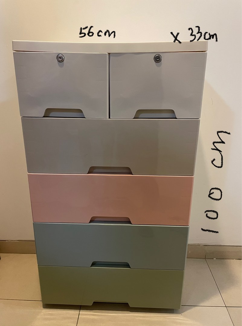 Colourful drawers, Furniture & Home Living, Furniture, Shelves ...
