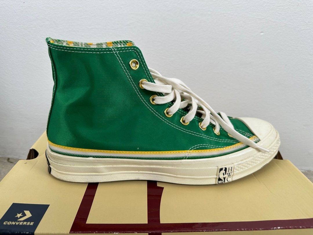 Converse Chuck 70 Green, Men's Fashion, Footwear, Sneakers on Carousell