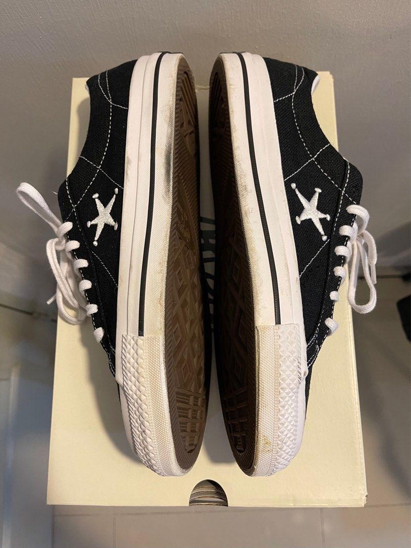 Converse One Star X Stussy, Men's Fashion, Footwear, Sneakers on Carousell