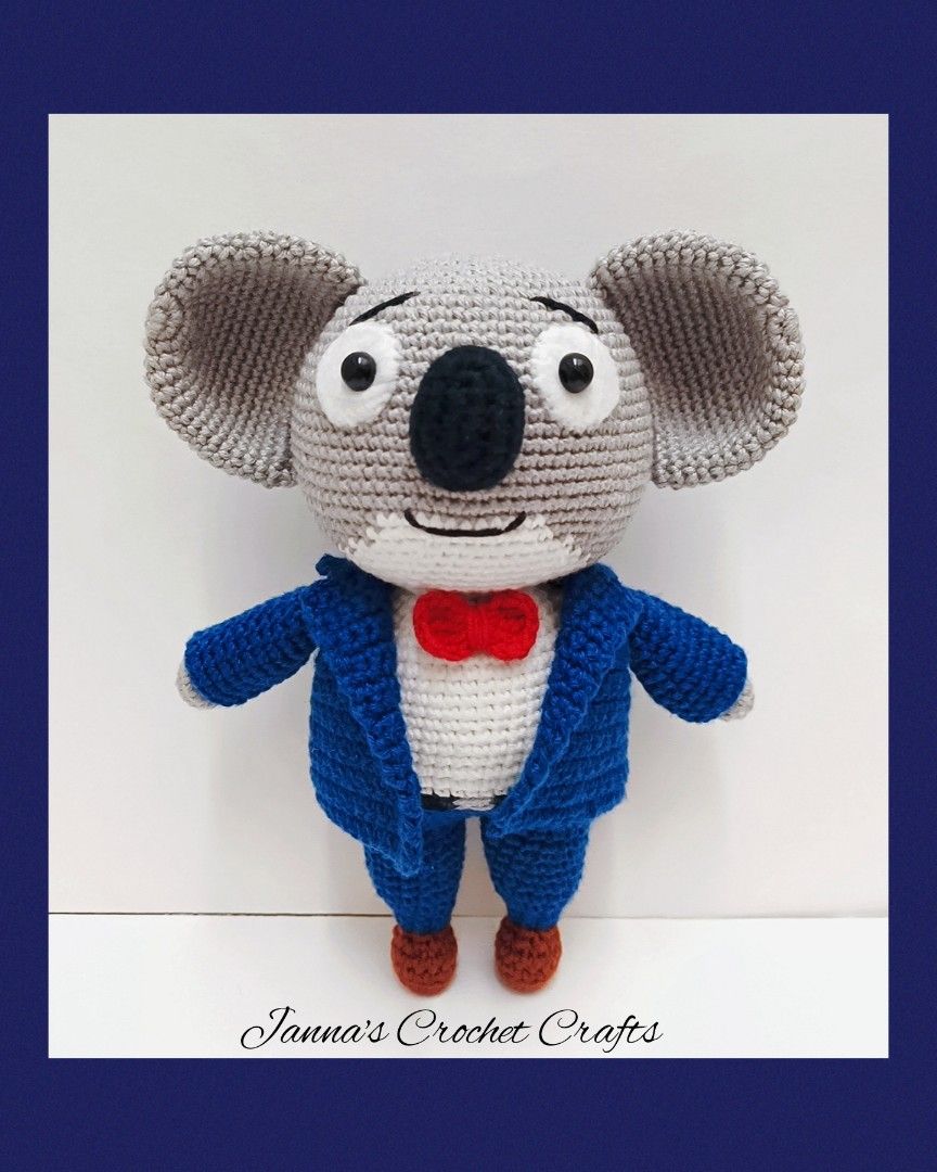 Crochet Buster Moon The Koala Amigurumi, Hobbies & Toys, Stationery ...