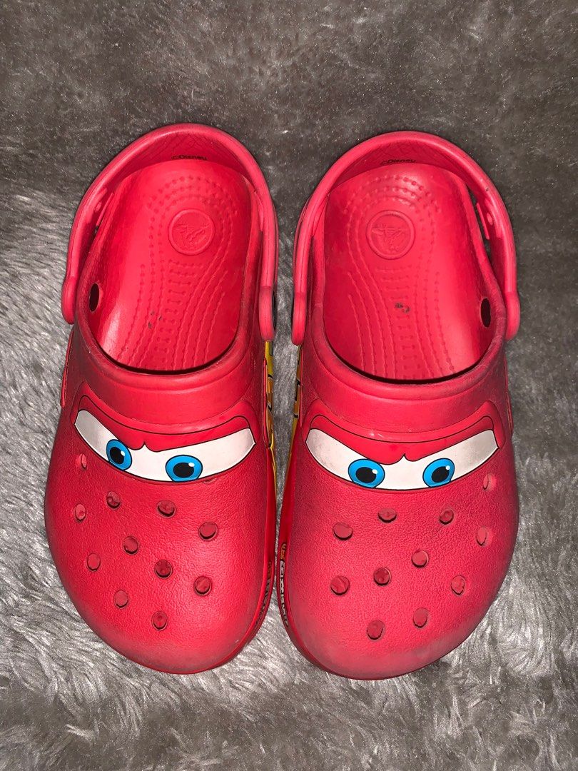 Crocs Cars Lightning McQueen, Babies & Kids, Babies & Kids Fashion on ...