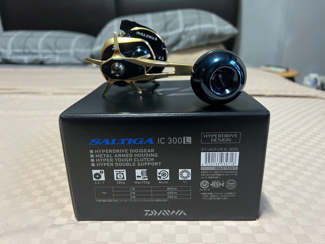 Daiwa Saltiga 300 IC Left Hand, Sports Equipment, Fishing on Carousell