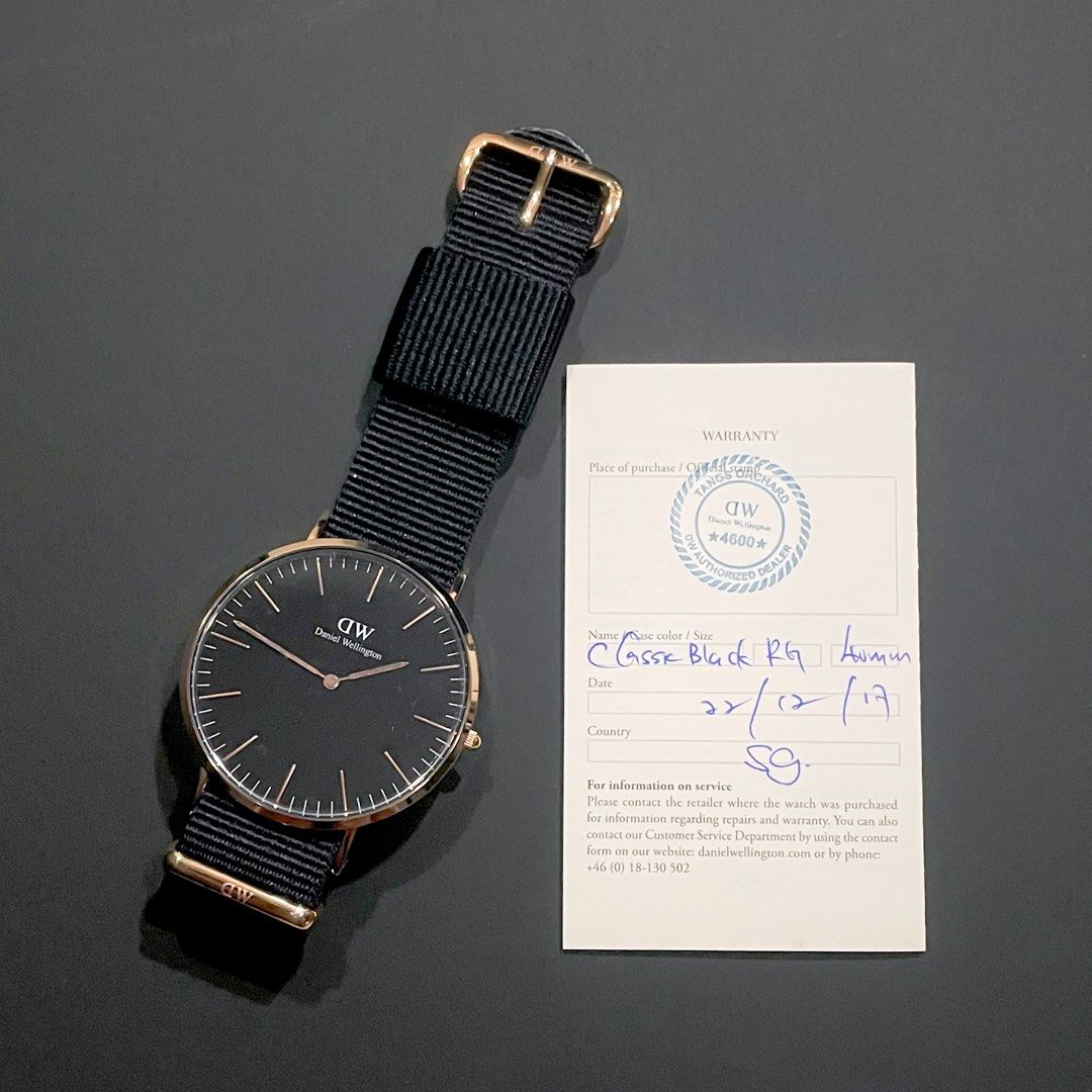 Daniel Wellington Watch (DW 40mm Classic Cornwall), Men's Fashion ...