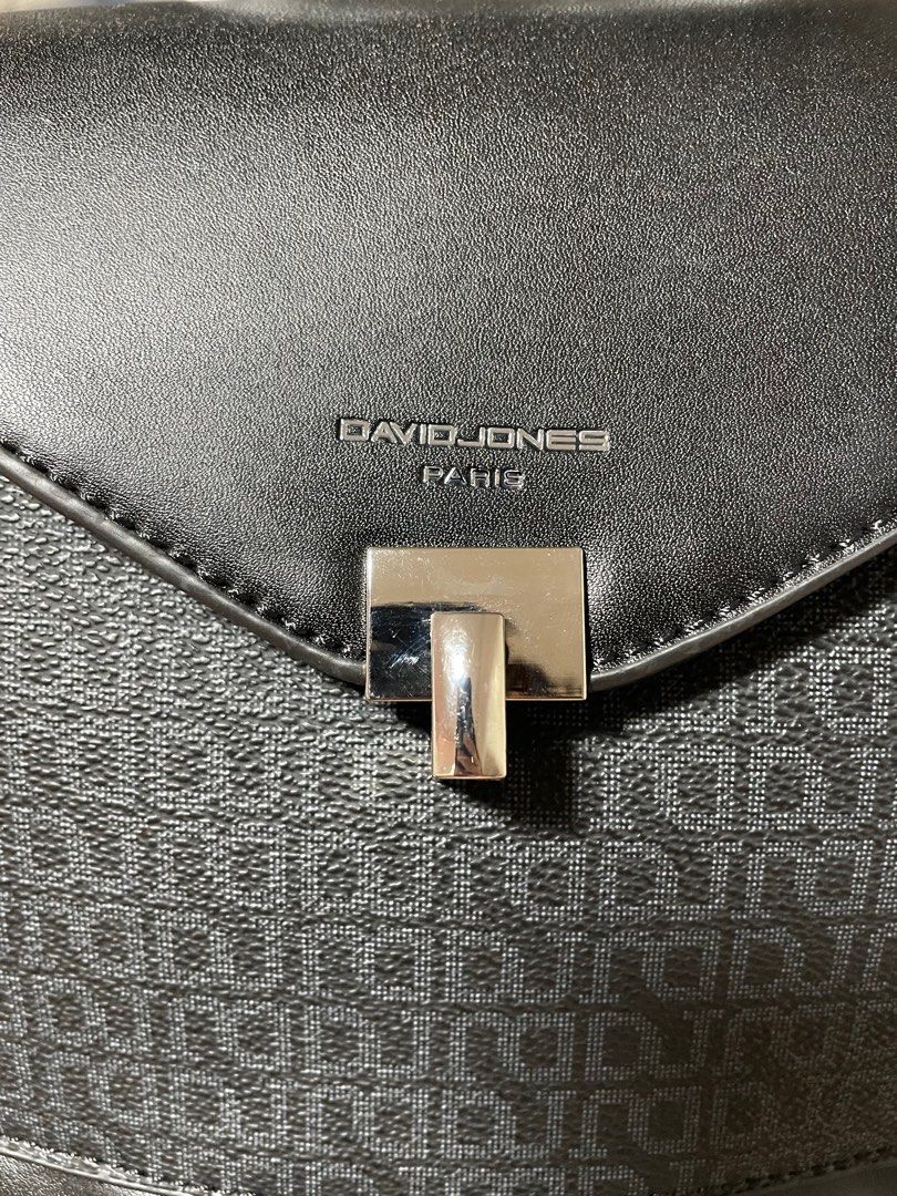 David Jones Paris Backpack - Black, Luxury, Bags & Wallets on Carousell