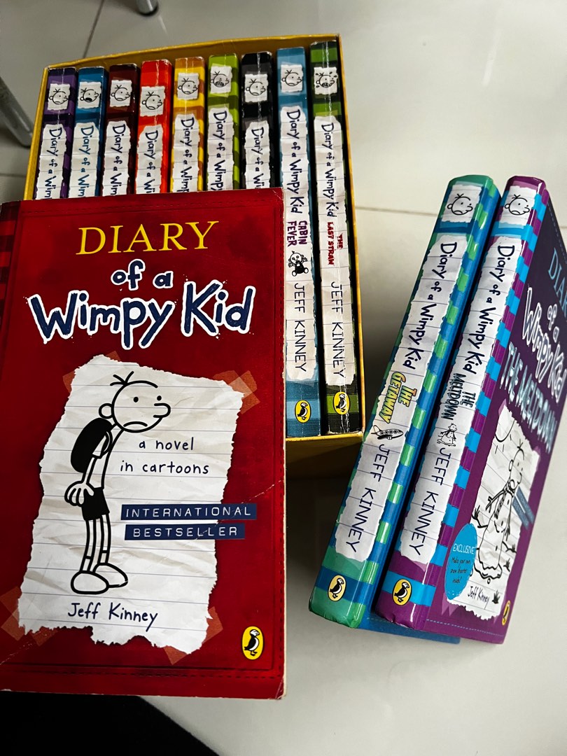 Diary Of A Wimpy Kid 12 books, Hobbies & Toys, Books & Magazines ...