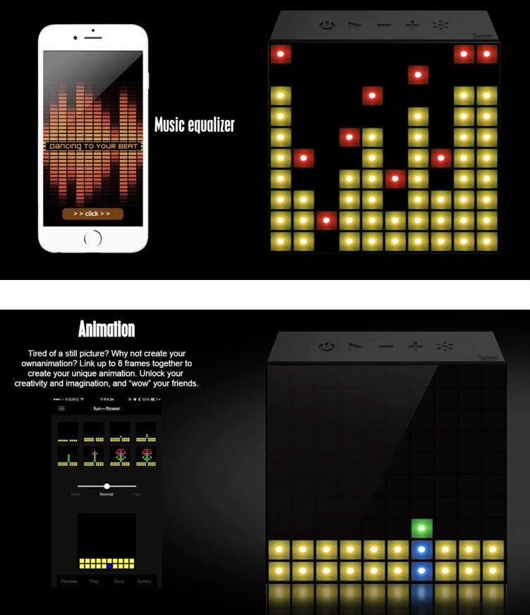 Divoom Aurabox LED Bluetooth Speaker, Audio, Soundbars, Speakers ...