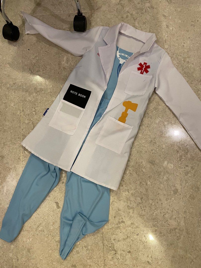 Doctors costume 5-6yo, Babies & Kids, Babies & Kids Fashion on Carousell