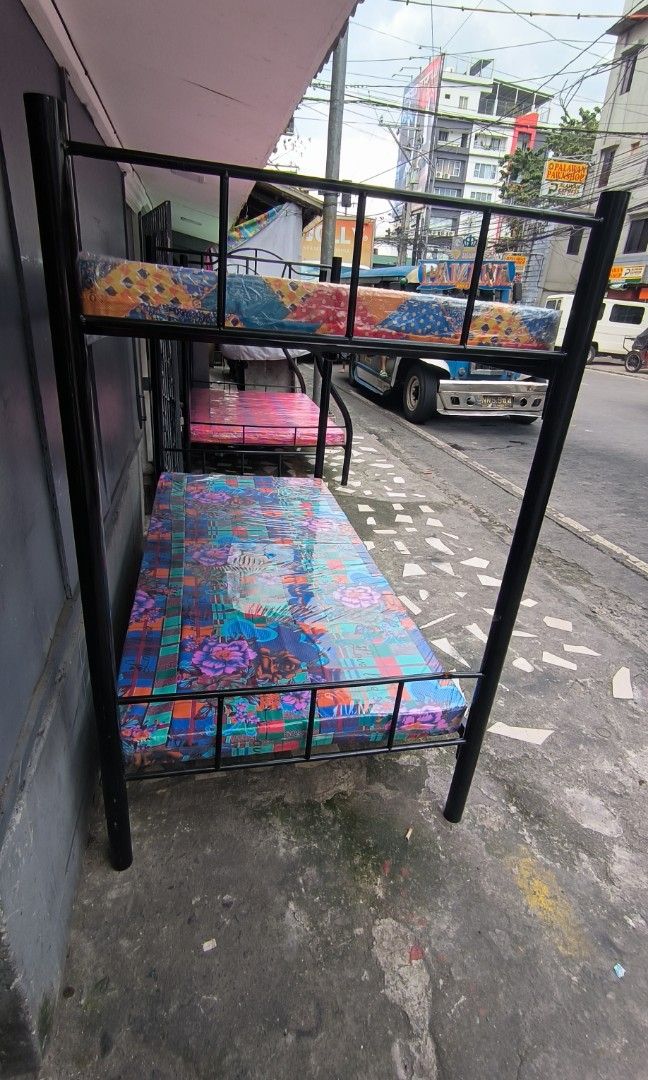 DOUBLE DECK SINGLE WITH ORDINARY FOAMS, Furniture & Home Living, Furniture, Bed Frames ...