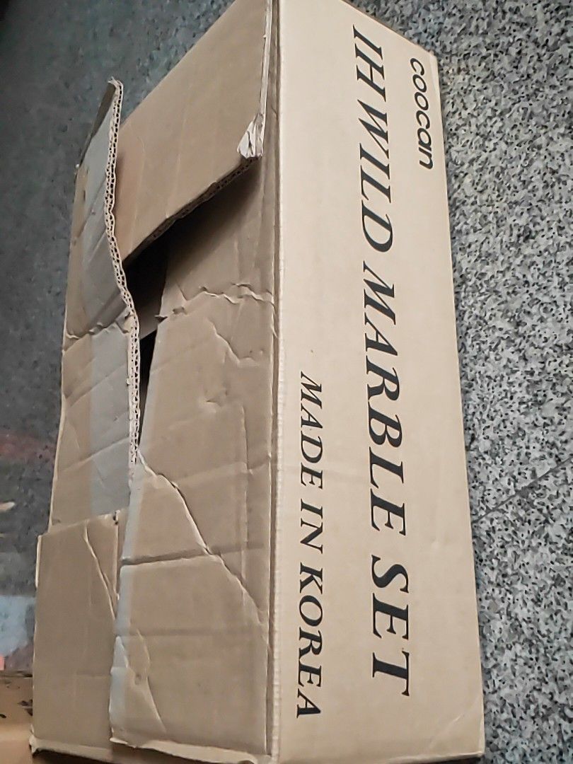 DR DFJ Coocan IH Wild Marble Fry Pan Set, Furniture & Home Living ...