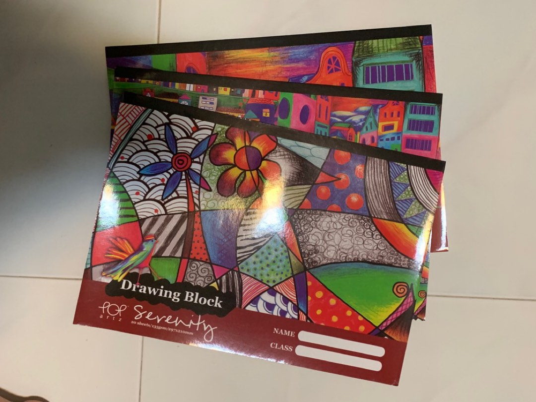 Drawing Blocks, Hobbies & Toys, Stationery & Craft, Craft Supplies ...