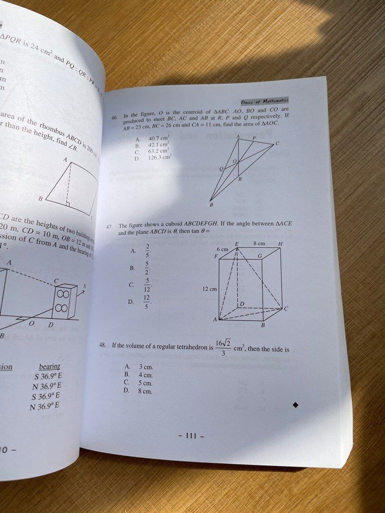 Dse Math MCQ, 興趣及遊戲, 書本 & 文具, 書本及雜誌 - 補充練習 - Carousell