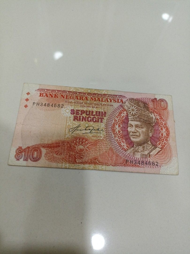 duit Lama Malaysia Rm10 Siri 5, Hobbies & Toys, Collectibles & Memorabilia, Currency on Carousell