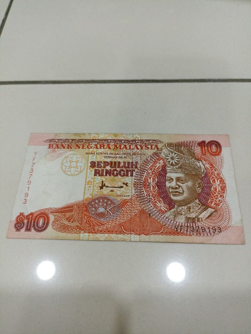 Duit Lama Malaysia Rm10 Siri 7, Hobbies & Toys, Collectibles & Memorabilia, Currency on Carousell