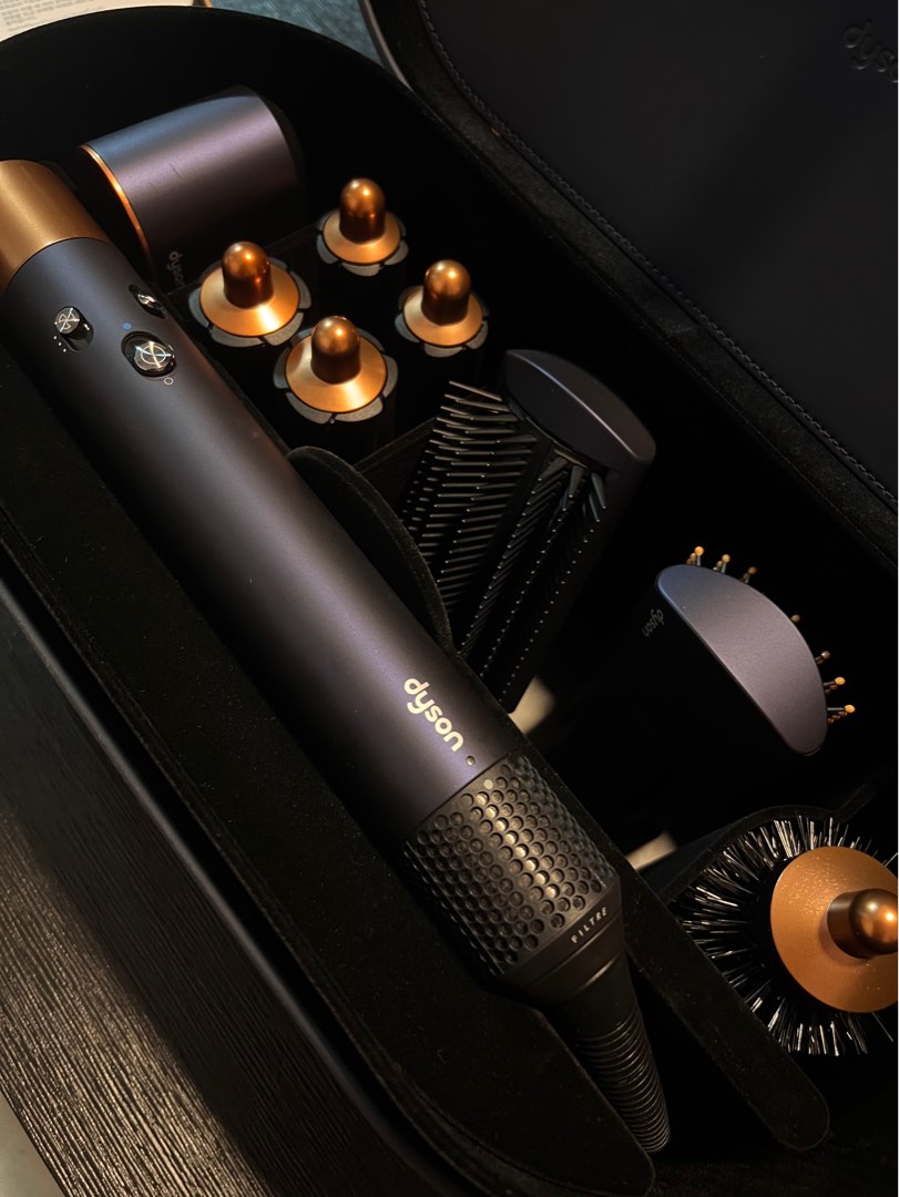 Dyson Airwrap Complete Set - Prussian Blue / Copper Limited Gift ...