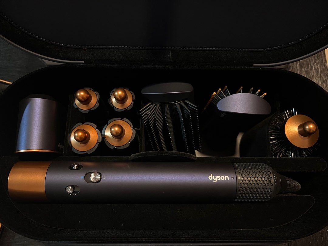 Dyson Airwrap Complete Set - Prussian Blue / Copper Limited Gift ...