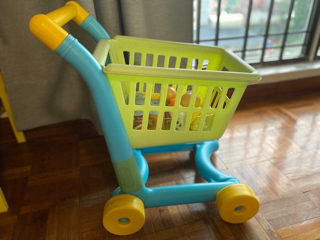 ElC cash register and shopping trolley, Babies & Kids, Infant Playtime ...