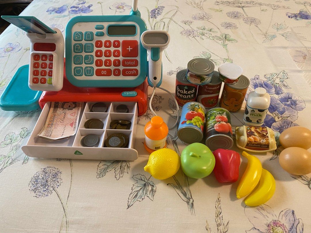 ElC cash register and shopping trolley, Babies & Kids, Infant Playtime ...