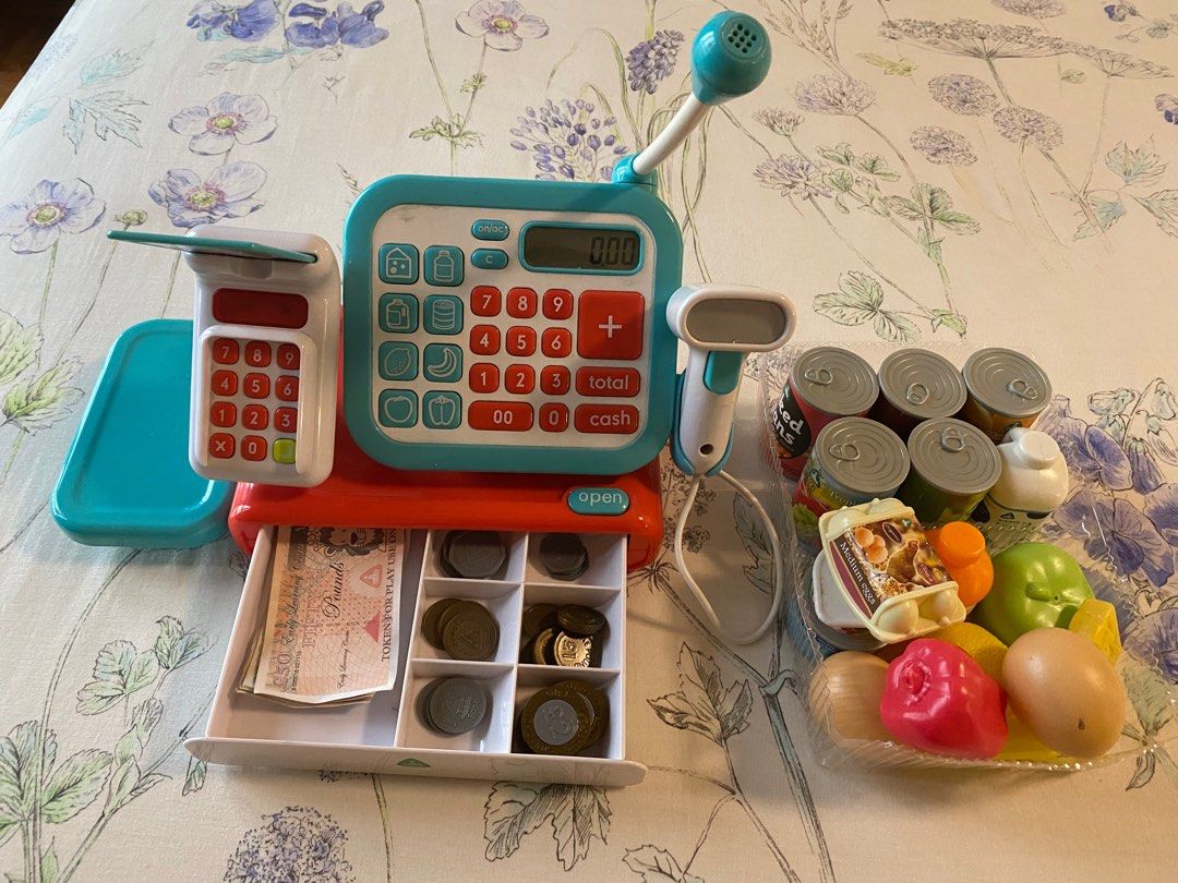 ElC cash register and shopping trolley, Babies & Kids, Infant Playtime ...