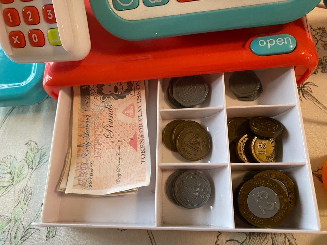 ElC cash register and shopping trolley, Babies & Kids, Infant Playtime ...