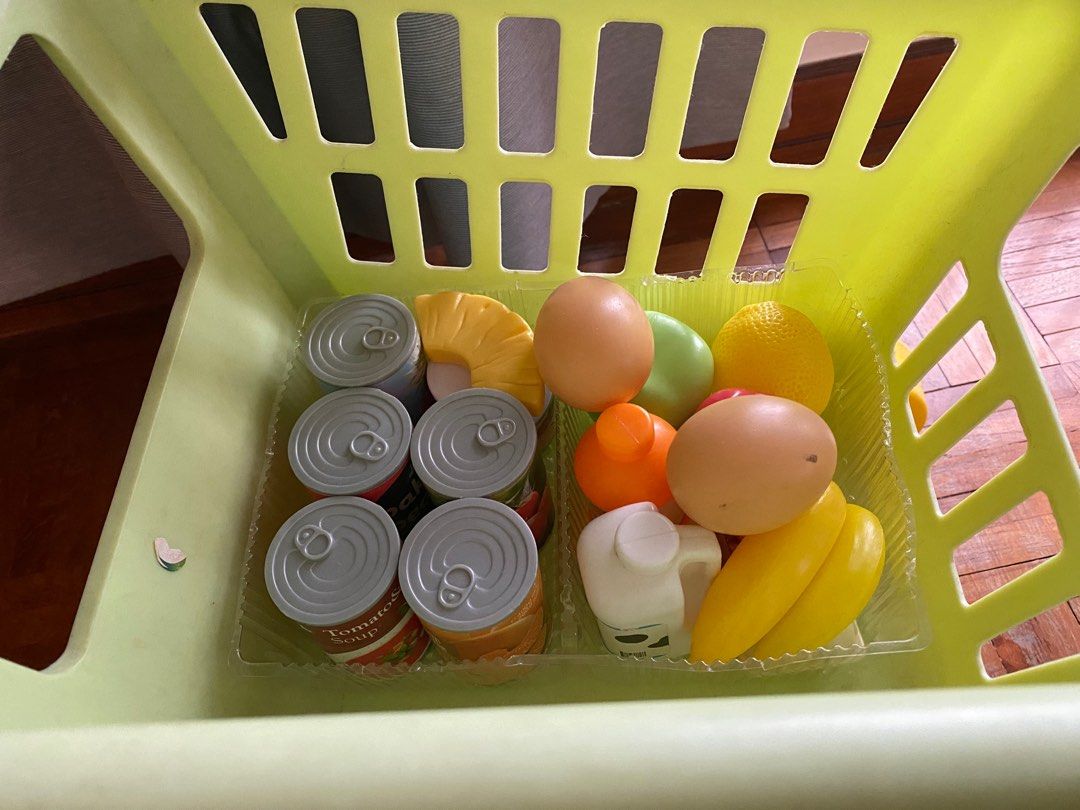 ElC cash register and shopping trolley, Babies & Kids, Infant Playtime ...