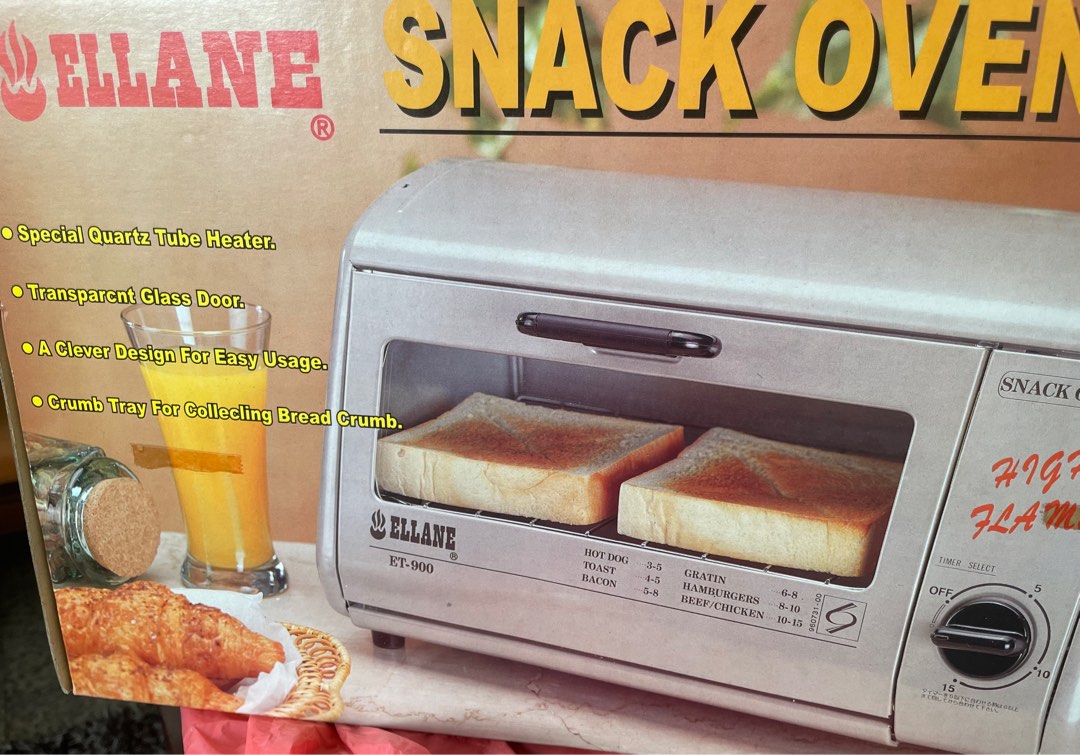 Ellane Snack Oven Toaster, TV & Home Appliances, Kitchen Appliances, Ovens & Toasters on Carousell