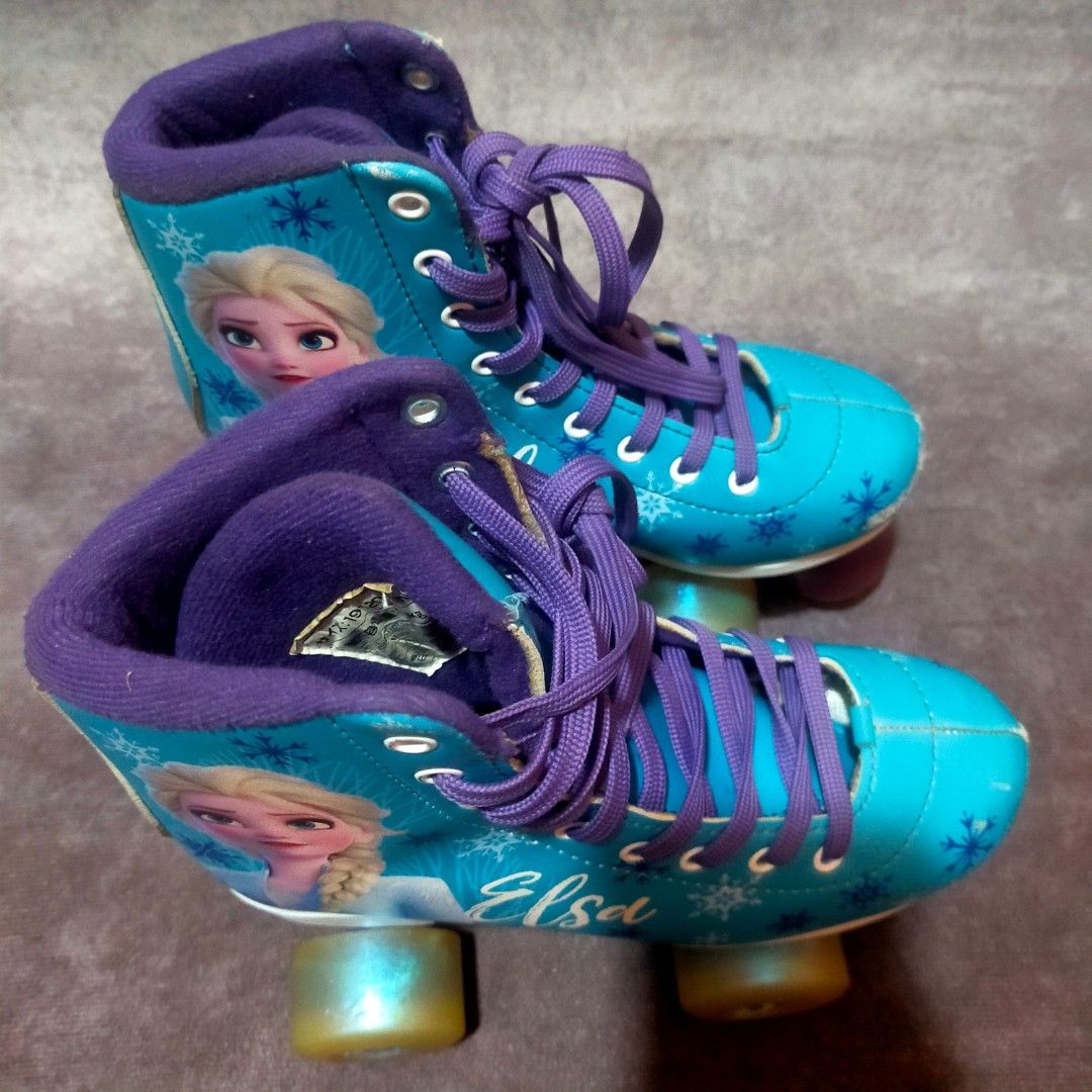Elsa Roller skates shoes., Babies & Kids, Babies & Kids Fashion on ...