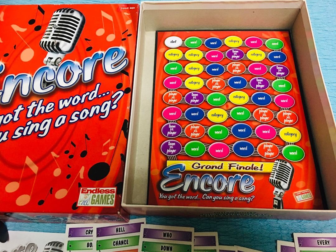 Encore Board Game (Endless Games), Hobbies & Toys, Toys & Games on ...