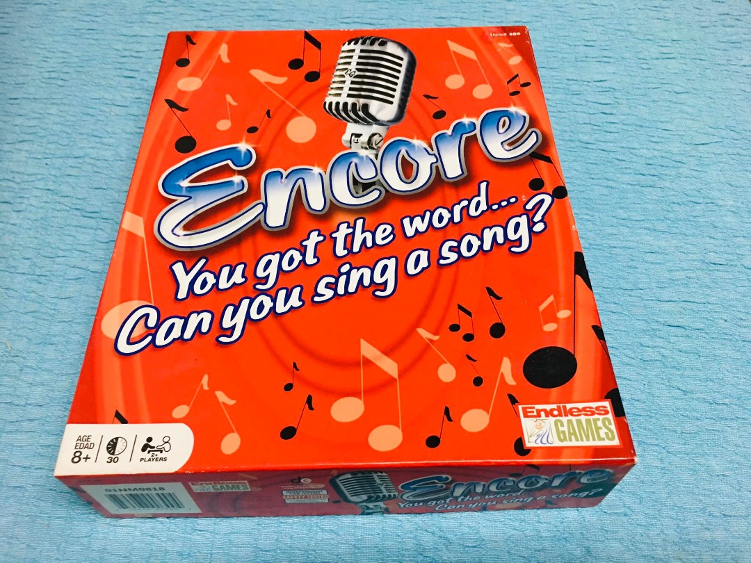 Encore Board Game (Endless Games), Hobbies & Toys, Toys & Games on ...