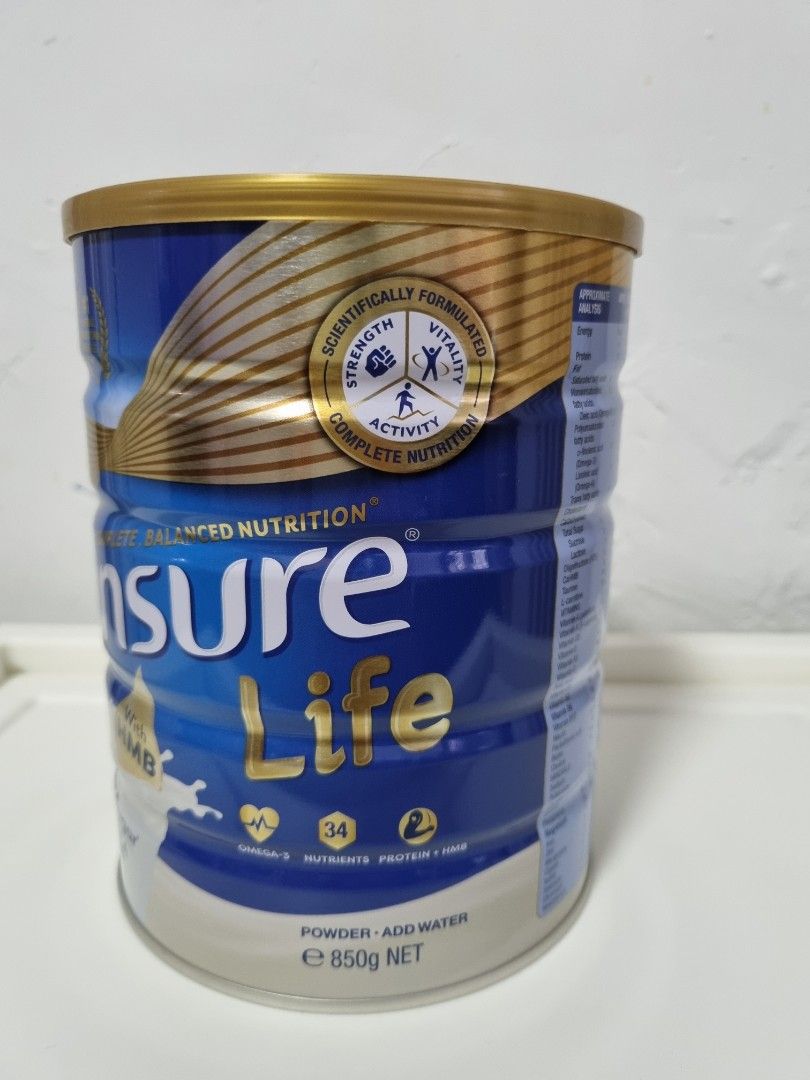Ensure Life with HMB - less sugar, Health & Nutrition, Health ...
