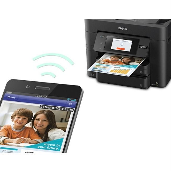 #23 EPSON WorkForce Pro WF-4740 All-in-One Printer, 電腦及科技產品, 印表機及影印機在旋轉拍賣